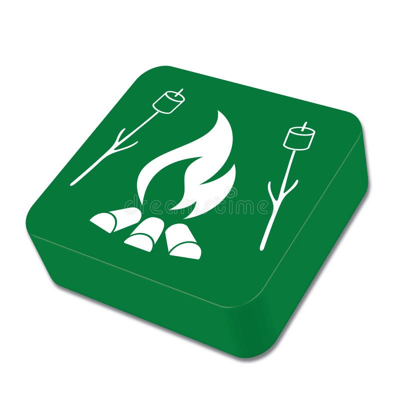 Zephyr on skewer icon stock vector. Illustration of summer - 89496118