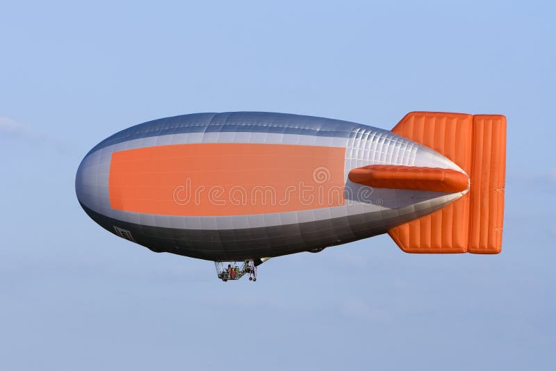 Red Zeppelin stock photo. Image of blue, freedom, clouds - 2621788