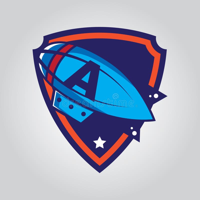 Zeppelin logo stock vector. Illustration of patch, logo - 97937462