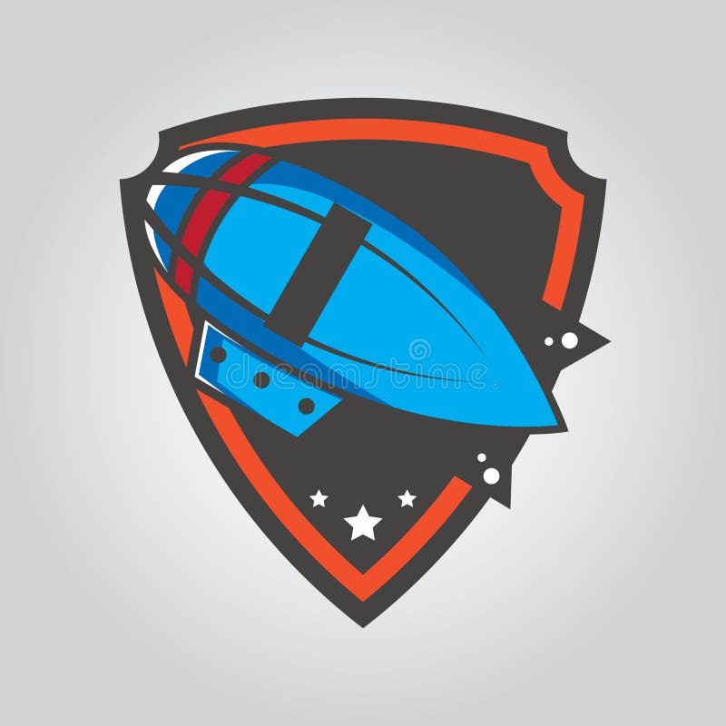 Zeppelin Logo, Icon, Airship Symbol Design Template. Creative Vector ...