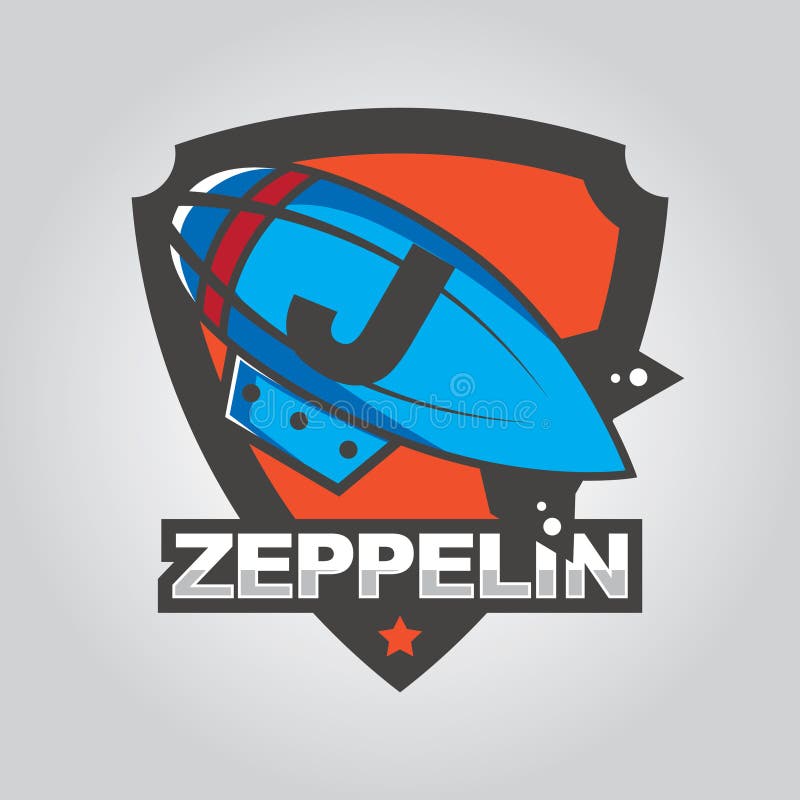 Zeppelin logo stock vector. Illustration of decoration - 97937564