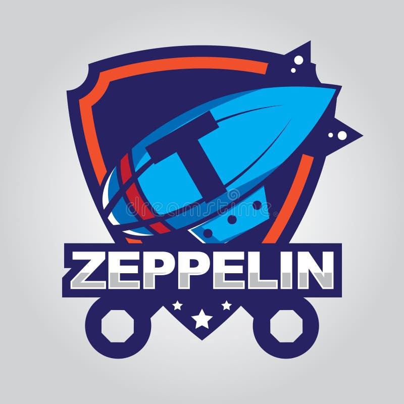 Zeppelin logo stock vector. Illustration of emblem, label - 97937493