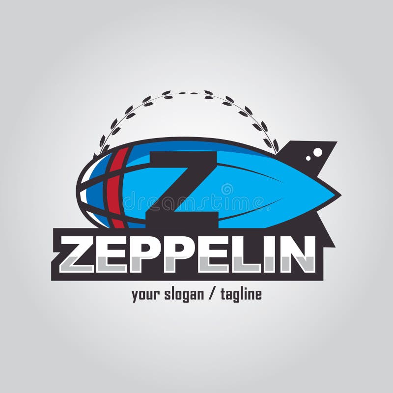 Zeppelin logo stock vector. Illustration of font, airship - 97937824