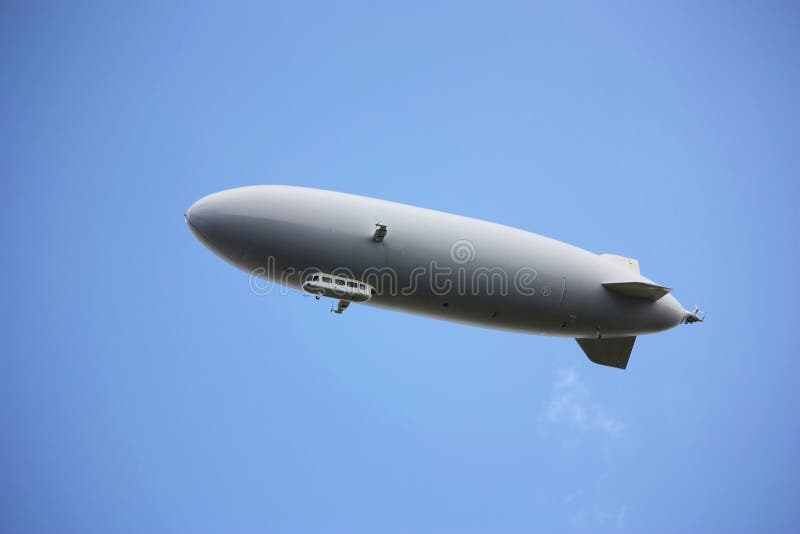 Giant Blimp Flying Overhead Stock Image - Image of flight, blimp: 1799287