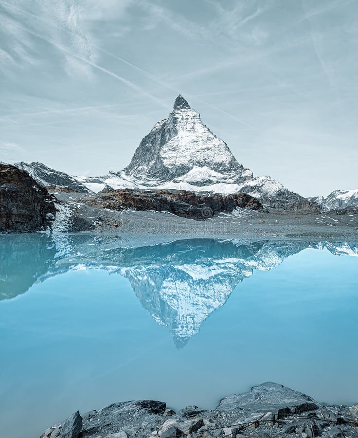 Zermatt - Matterhorn Glacier Stock Image - Image of italy, zermatt ...