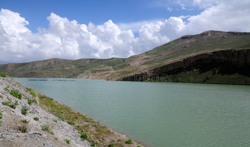 Zernek Lake stock image. Image of turkey, river, landscape - 270797079