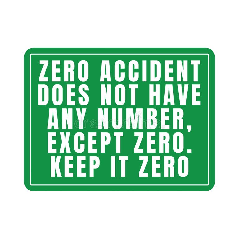 Zero Accident Stock Illustrations – 305 Zero Accident Stock ...