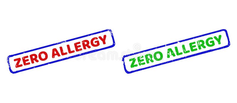 Zero Allergy Bicolor Rough Rectangular Stamp Seals With Corroded