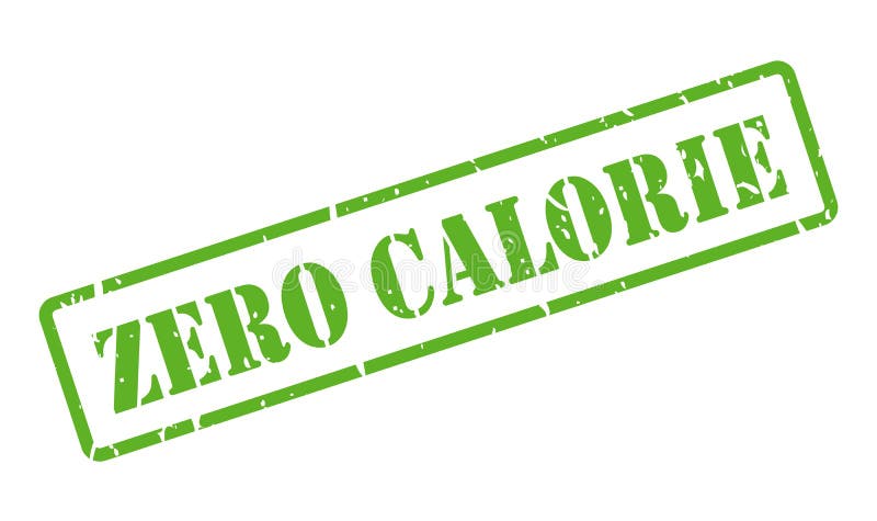Zero Calorie Low Sugar Icon. Zero Percent Calorie Stamp Diet Symbol ...