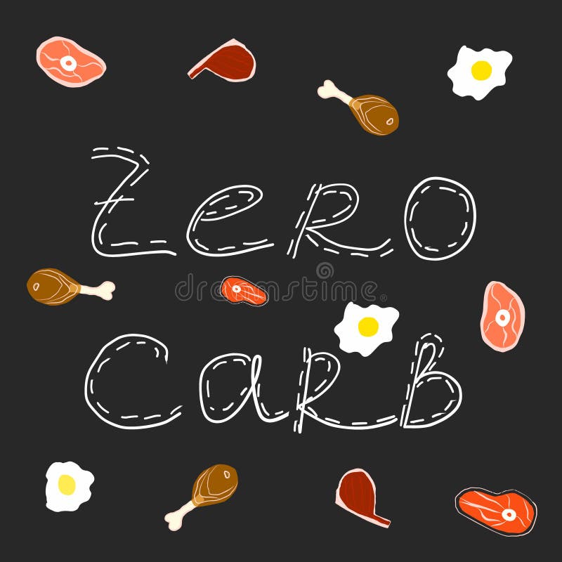 Carnivore Eat Meat Motivation Lettering Stock Illustration ...