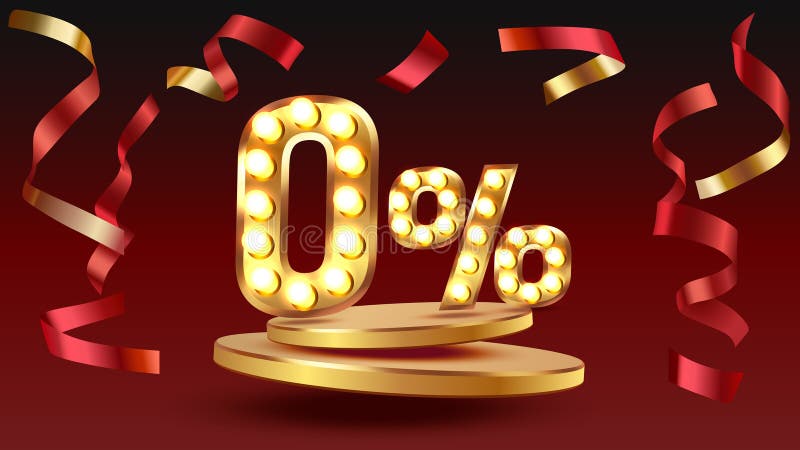 Zero Commission, Limited Offer, Zero Percent. Sign Board Promotion ...