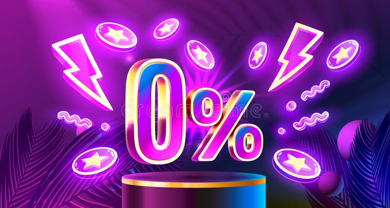 Zero Commission, Limited Offer, Zero Percent. Sign Board Promotion ...