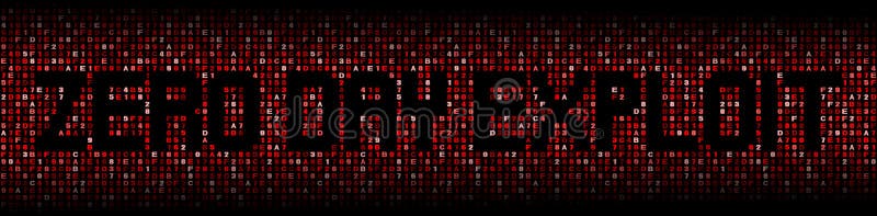Zero Day Exploit Text on Hex Code Illustration Stock Illustration ...