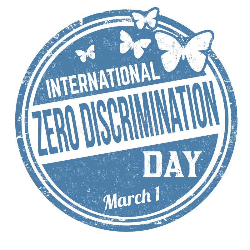 Zero Discrimination Day Vector Illustration Stock Vector - Illustration ...