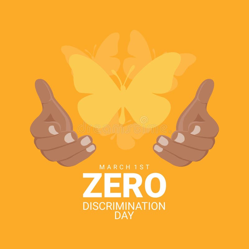 Zero Discrimination Day Poster Template Vector Stock Vector ...