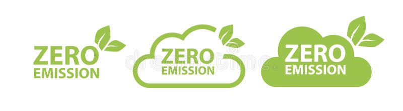 Zero Emission. Net Zero Label Stamp Design Leaves Zero Emission Carbon ...
