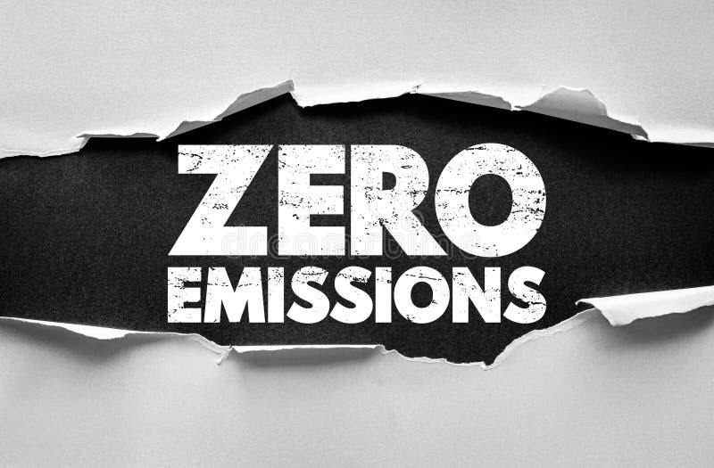 Net Zero Emissions Concept with Wooden Blocks Showing Eco Transport ...