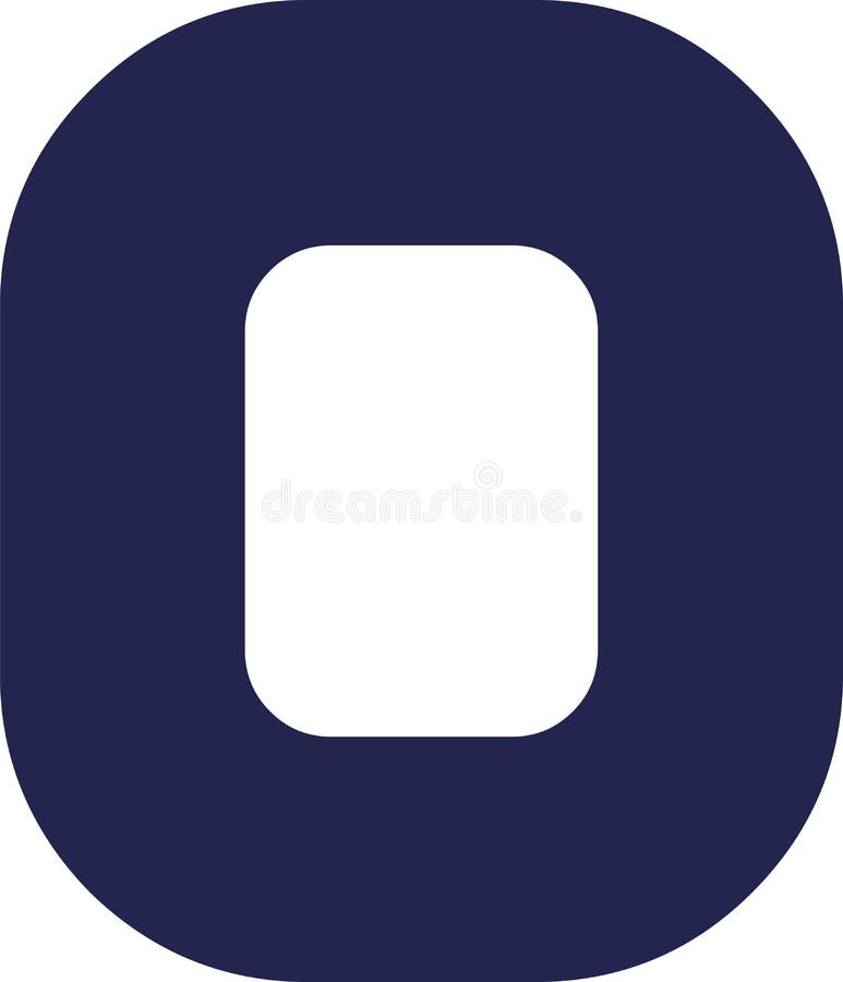 Zero fat number digit stock vector. Illustration of number - 107182977