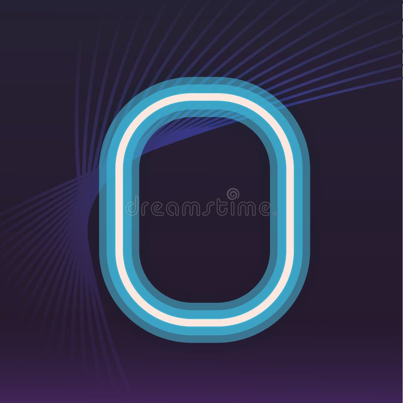 Zero font number stock vector. Illustration of design - 147244965