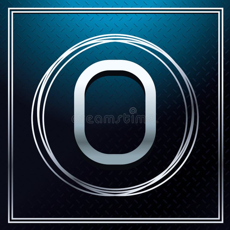 Zero font number stock vector. Illustration of label - 147252016