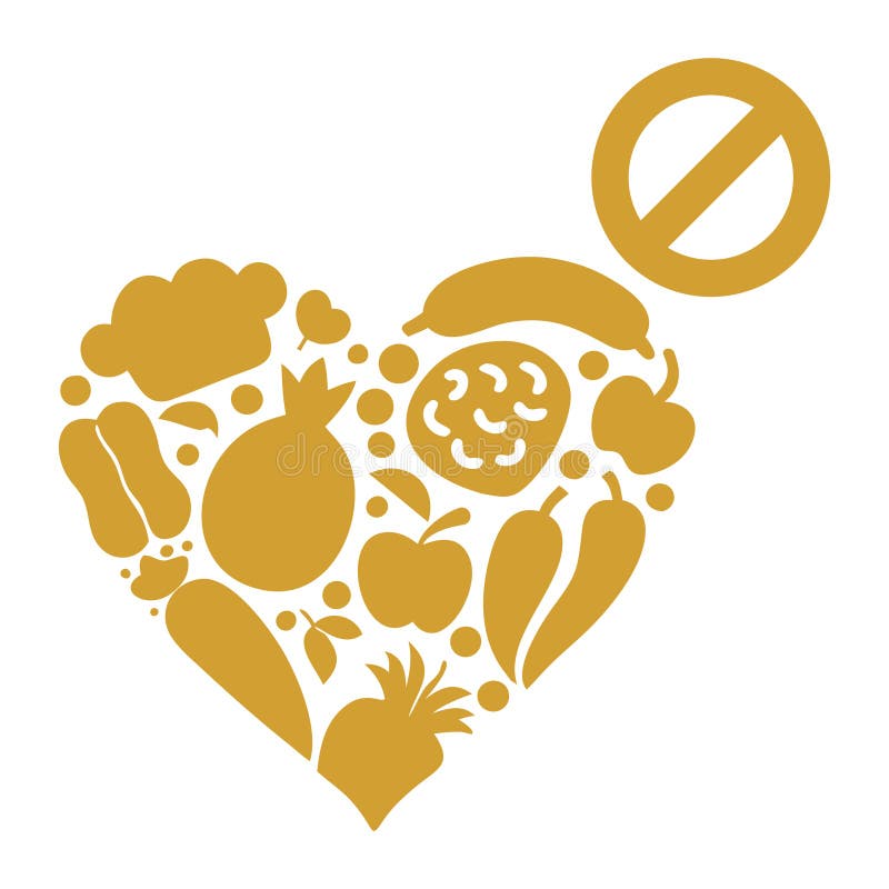 Zero Hunger Heart stock illustration. Illustration of healthy - 367441858