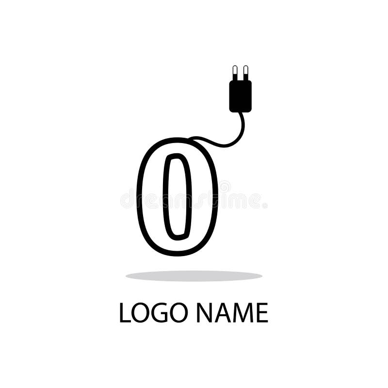 Zero Logo Vector Design Illustration Stock Vector - Illustration of ...