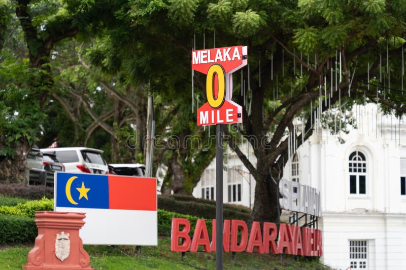 Zero Mile Point of Melaka City Editorial Image - Image of destination ...