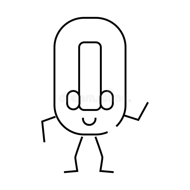 Number Zero Character Stock Illustrations – 5,593 Number Zero Character ...