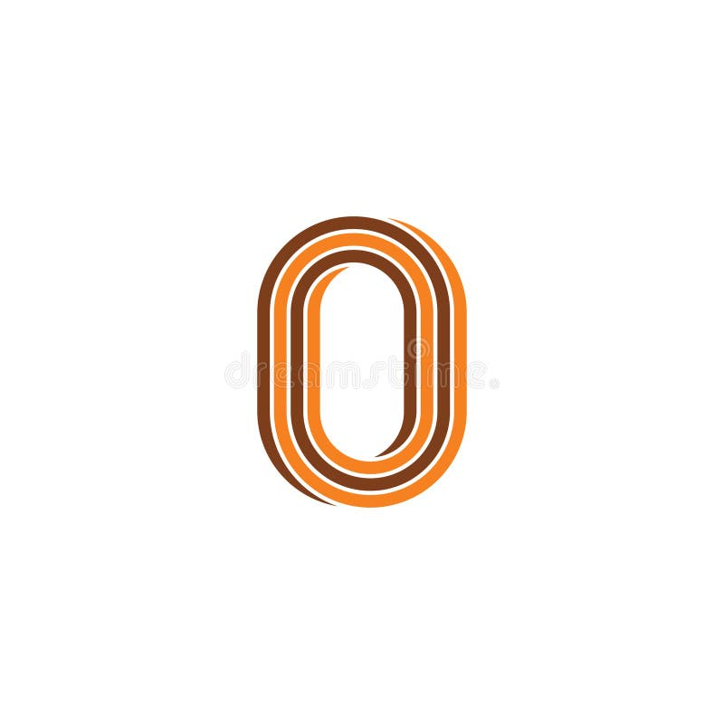 Zero 0 Number or Letter O Logo Icon Vector Stock Vector - Illustration ...