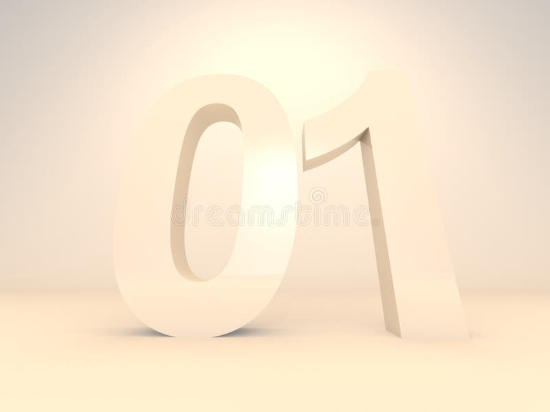 Zero One stock illustration. Illustration of coding, digital - 28260431