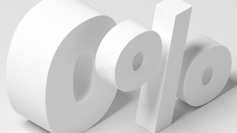 Zero percent. 0 stock illustration. Illustration of promotion - 356863871