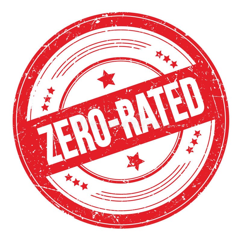 ZERO-RATED Text Written on Wooden Frame School Blackboard Stock Image ...