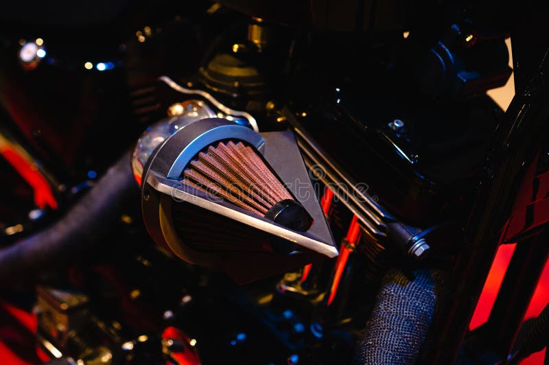 Oil Filter for a Car Motor, Top View, Isolated on White Stock Photo ...