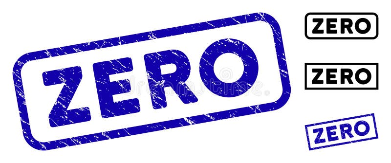 Grunge Zero Rectangular Watermarks Stock Illustration - Illustration of ...