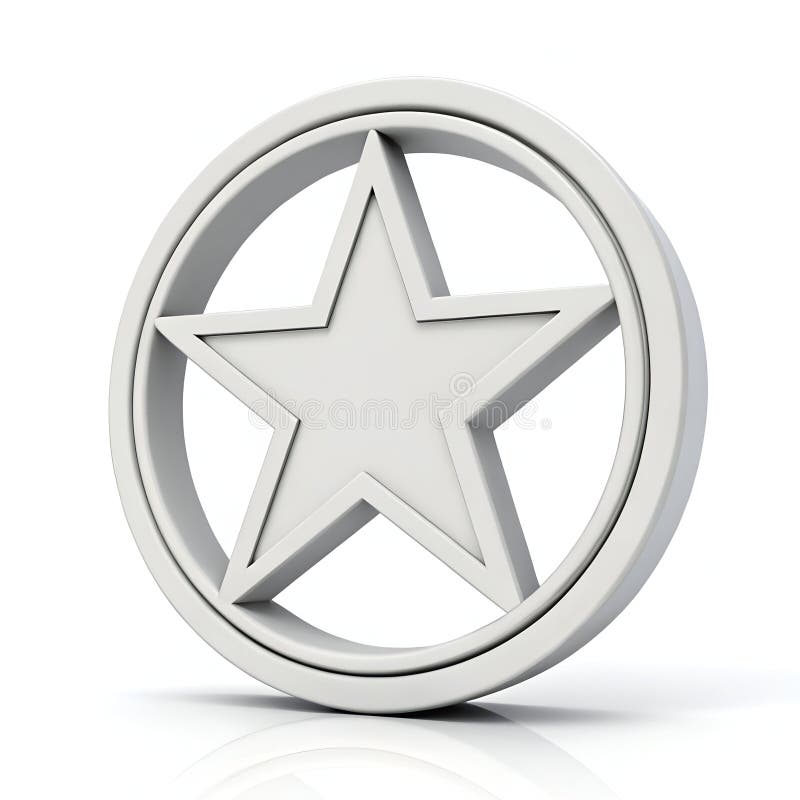 Zero Star Rating Label 3D Icon Stock Illustration - Illustration of ...