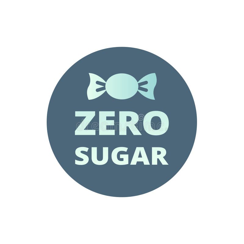Zero sugar colorful label stock vector. Illustration of circle - 305405047