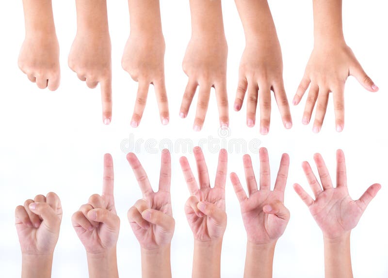 Hand Count Zero To Five Stock Photos - Free & Royalty-Free Stock Photos ...