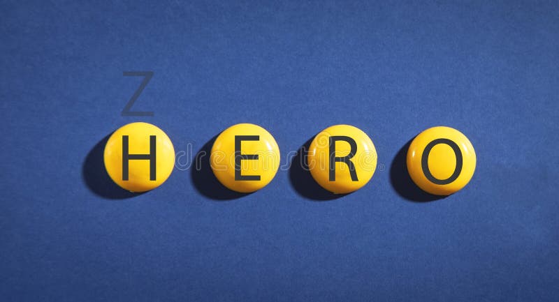 Zero Hero Motivational Text Inspiration Stock Photos - Free & Royalty ...