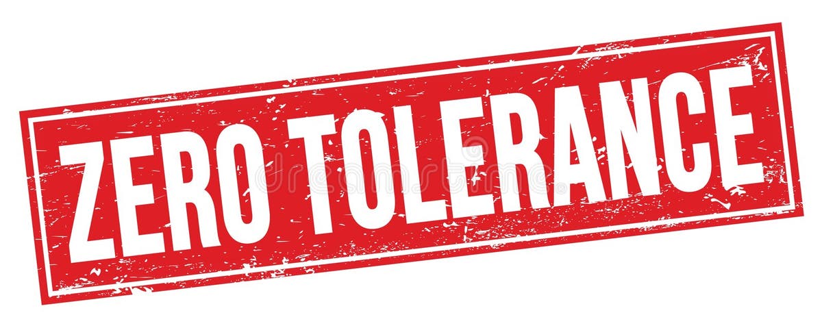 Zero Tolerance Red Stamp Stock Illustrations – 54 Zero Tolerance Red ...