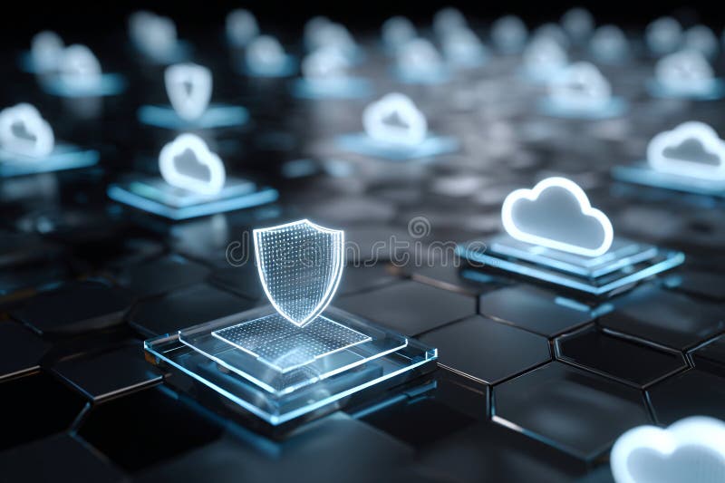 Layered Holographic Shields Stock Illustrations – 3 Layered Holographic Shields Stock ...