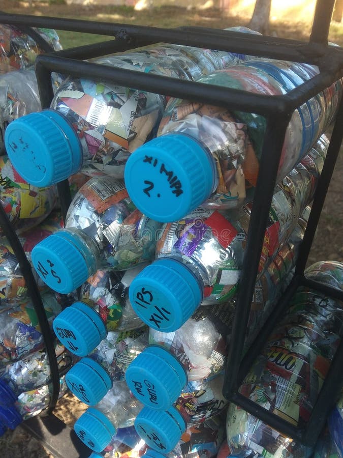 Zero Waste, Bottle Trash Design Inspiration Editorial Stock Image ...