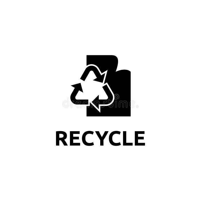 Zero Waste Campaign Logo Design. Reduce, Reuse, Recycle Stock Vector ...