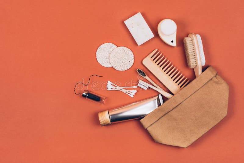Zero waste cosmetics stock photo. Image of colal, brush - 171613348