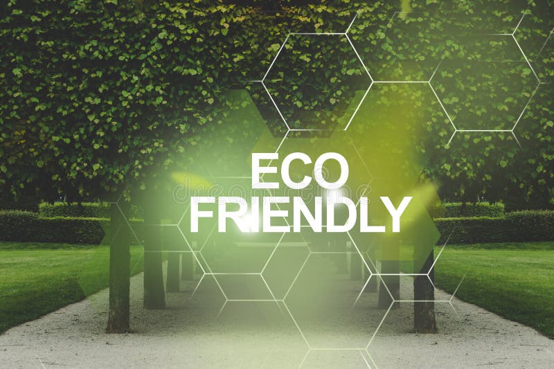 Eco Friendly Clean Tidy Park with Green Trees Stock Photo - Image of ...