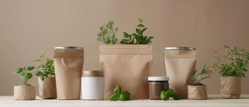 Zero Waste Products in Compostable Packaging, Featuring a Sleek and ...