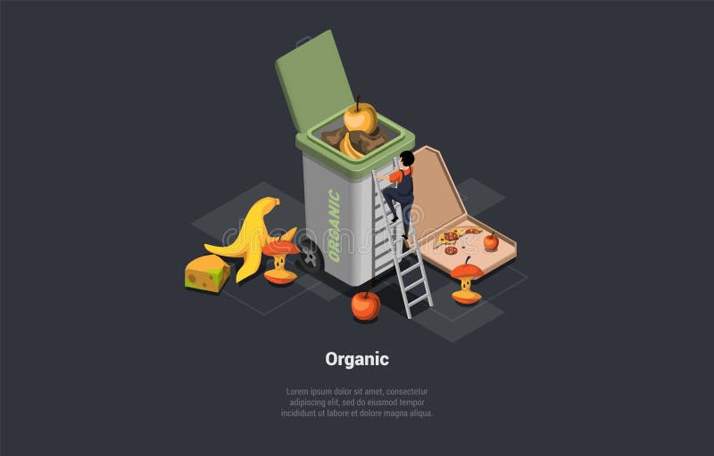 Zero Waste, Reuse, Eco-Friendly, Segregation and Recycling Garbage ...