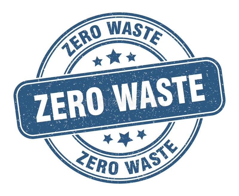 Zero Waste Stamp. Zero Waste Label. Round Grunge Sign Stock Vector ...