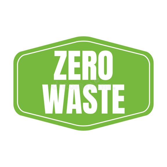 Zero waste symbol icon stock illustration. Illustration of economy ...
