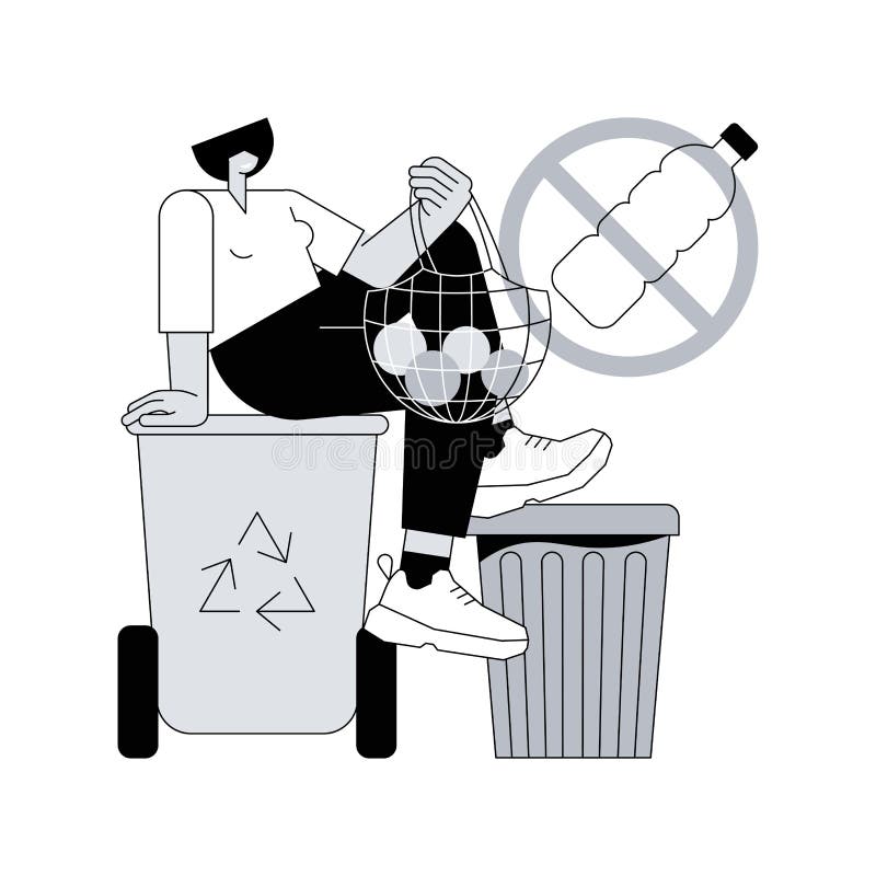 Zero Waste Technology Abstract Concept Vector Illustration Stock Vector ...