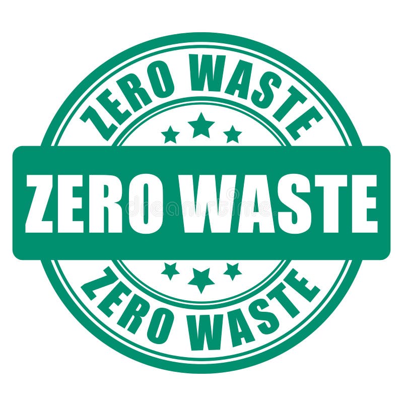 Zero waste vector sign stock vector. Illustration of abstract - 242200110